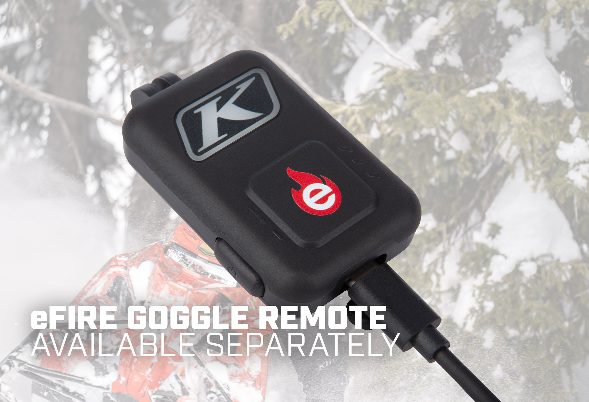 Edge eFire Goggle | KLIM Heated Snowmobile Goggle